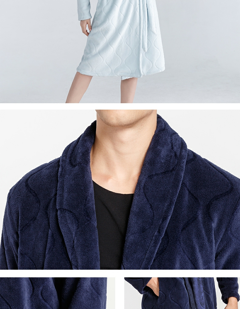 Custom Winter Womens Bathrobe Western Sleepwear Flannel Wholesale ...